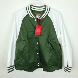 Hunter for Target | Jackets & Coats | Hunter Target Green Satin Bomber ...